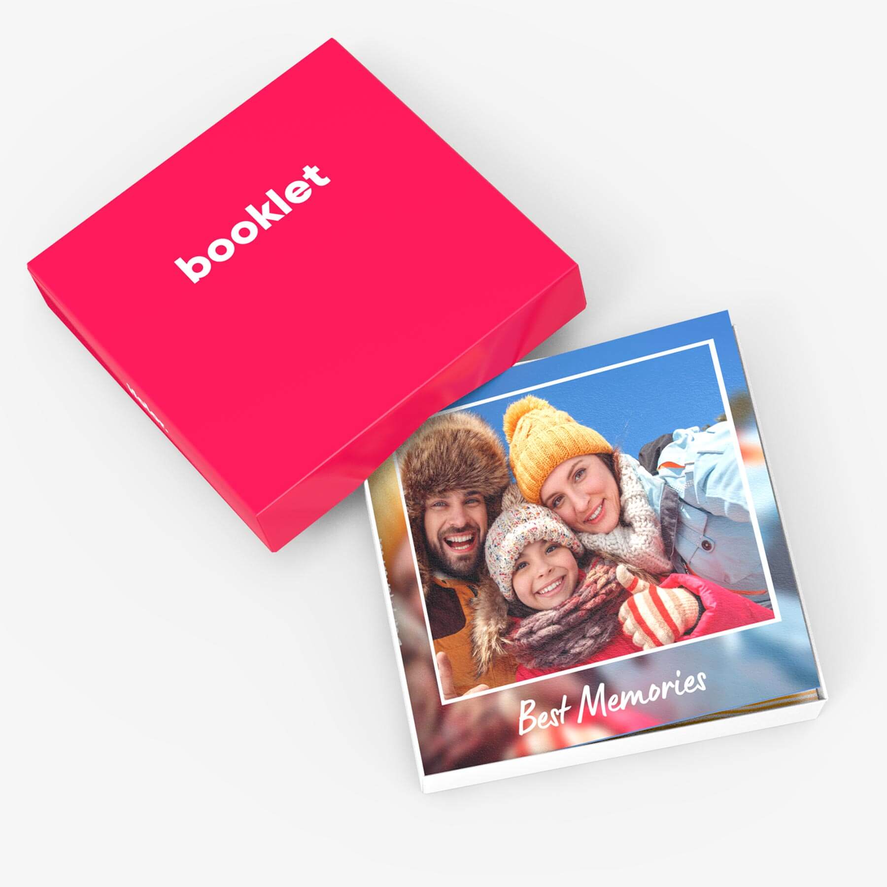 Booklet with optional gift box with 40 pages made with premium photo ...