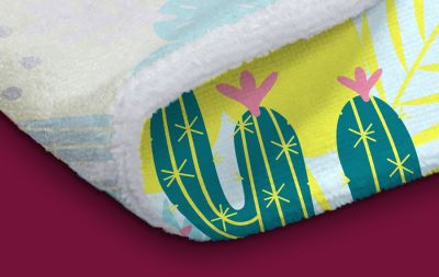 Tilaa 70x140 cm pystymallinen pyyhe omasta kuvasta