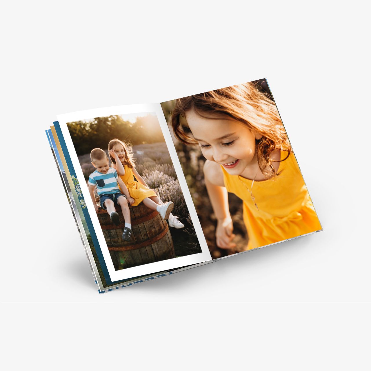 Premium photo paper photo book in A4 portrait format with glossy photo ...