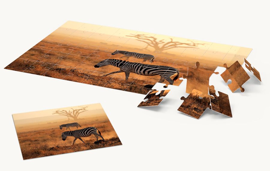 A 500 pieces puzzle in portrait format with your own photo | ifolor