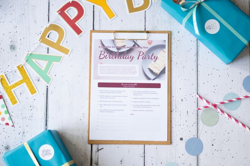 Geburtstagsparty planen: 6 Tipps mit praktischer Checkliste | ifolor