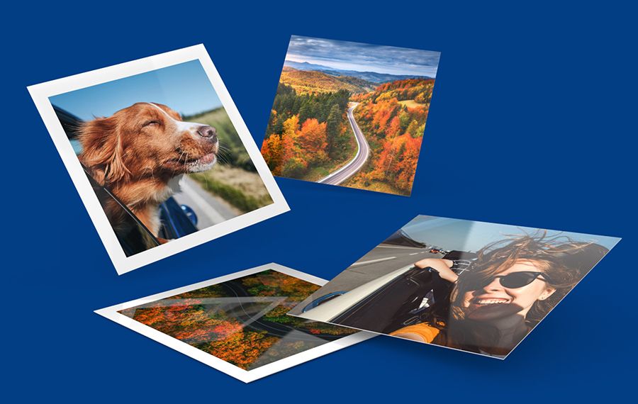 Unsere Square Prints - 24 Quadratische Fotos mit weissem Rand | ifolor